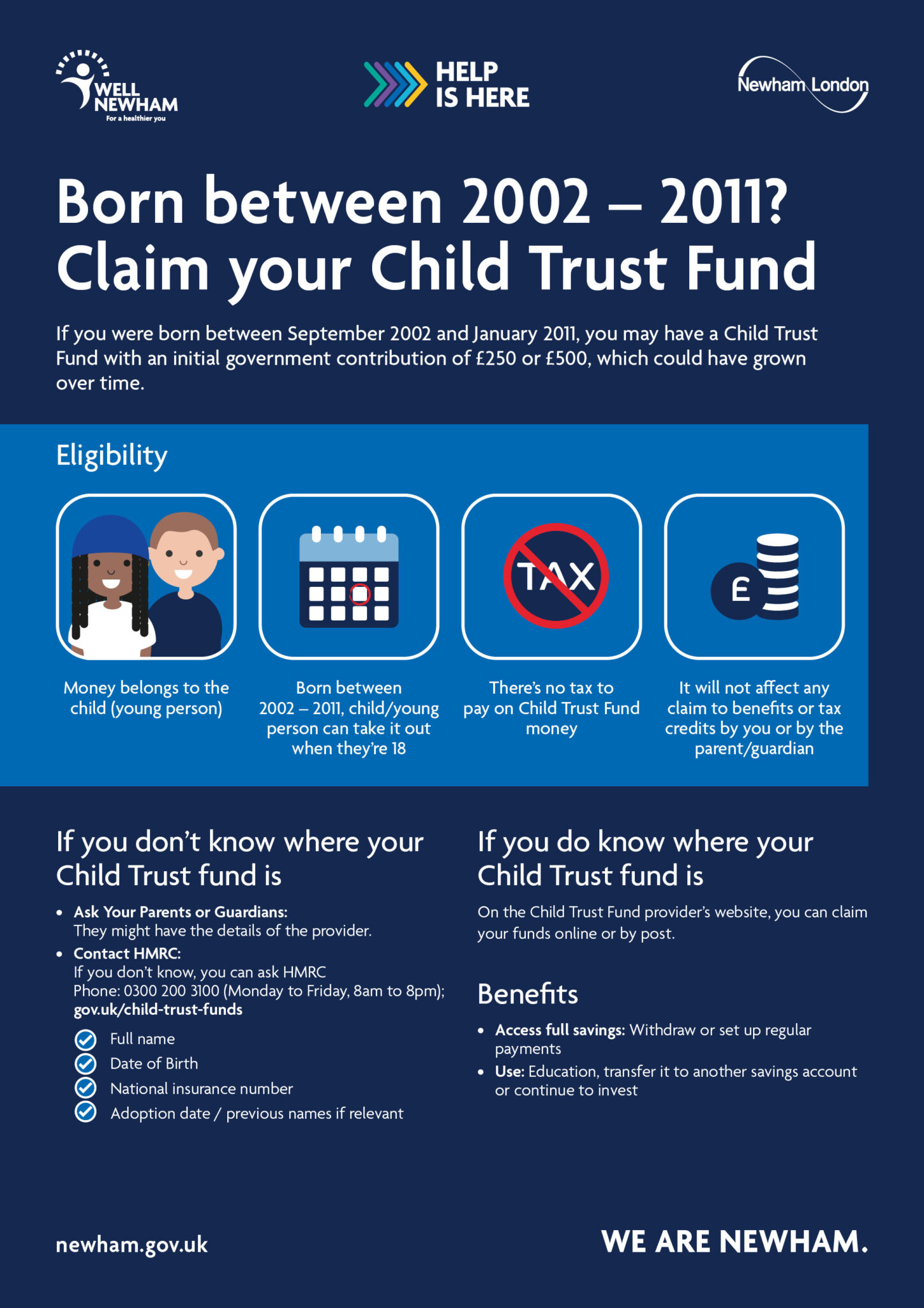 Spread the word about the Child Trust Fund available to young people ...